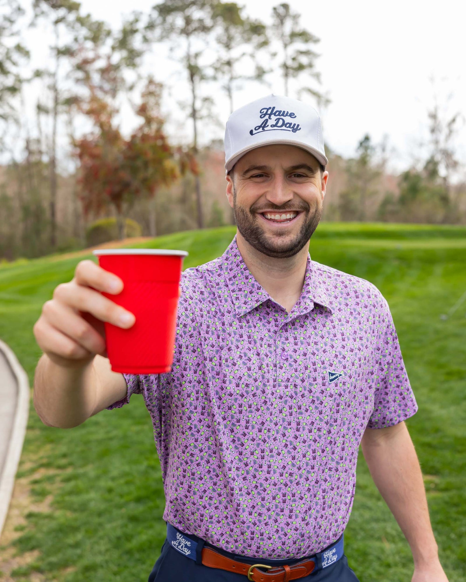 The Double Transfusion 2.0 Polo Shirt for Men | Breezy Golf