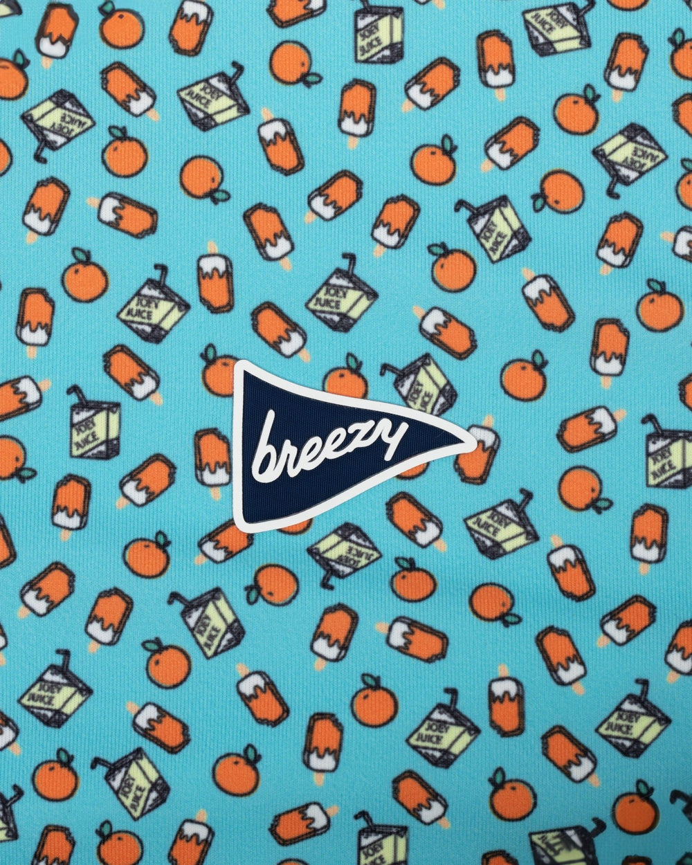The Joey Juice Polo Shirt for Men | Orange Juice | Breezy Golf