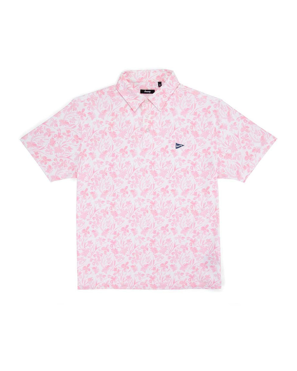 The Watercolor Flowers Polo Shirt for Men | Breezy Golf